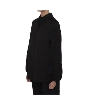 Khaite The Bam Long Sleeved Shirt - Black