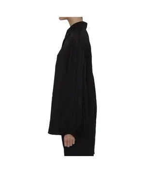 Khaite The Bam Long Sleeved Shirt - Black