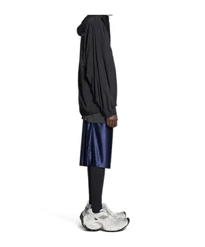 Balenciaga Activewear Logo Printed Windbreaker Jacket
