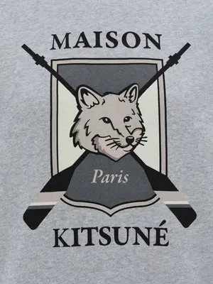 Maison Kitsuné Fox-printed Crewneck Sweatshirt