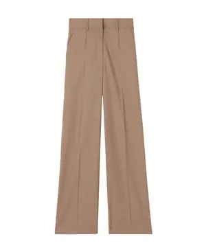 Burberry Burberry Jane Straight-Leg Tailored Pants Brown