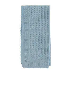 Fendi Rectangular Baby Blanket - Blue