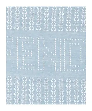Fendi Rectangular Baby Blanket - Blue