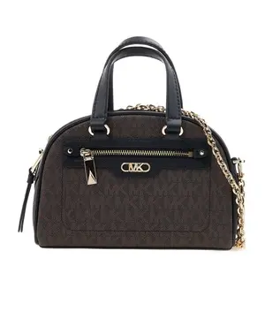 Michael Kors Logo Shoulder Bag - Black