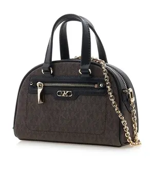 Michael Kors Logo Shoulder Bag - Black