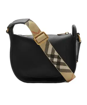 Burberry Mini B Clip Messenger Bag - Black