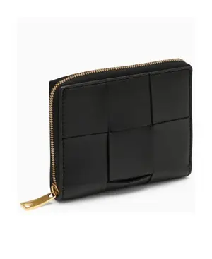 Bottega Veneta Checkered Zipper Purse