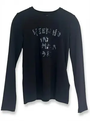 Max Mara Long Sleeve T-shirt With Sequins