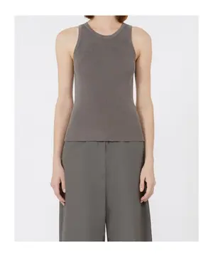 Max Mara Amburgo Ribbed Sleeveless Tank Top
