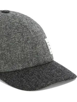 Thom Browne 4-bar Rwb Baseball Cap - Gray
