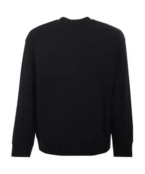 Emporio Armani Crewneck Sweatshirt With Embroidered Logo