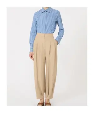 Max Mara Striped Cotton Shirt - Blue