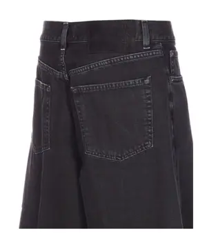 HAIKURE Bethany Wide-leg Jeans - Black