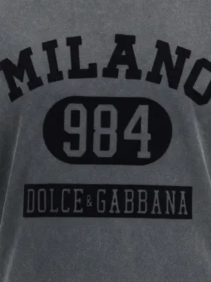 Dolce & Gabbana Dolce Gabbana Logo Printed Crewneck T-shirt