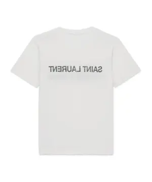 Saint Laurent Reverse Logo Crewneck T-shirt - No