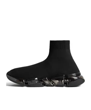 Balenciaga Speed 2.0 Knit Sneakers - Black