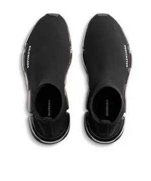 Balenciaga Speed 2.0 Knit Sneakers - Black