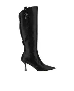 STUART WEITZMAN Thigh-high Pointed-toe High-heel Boots