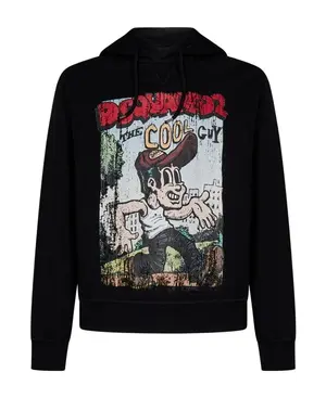 Dsquared2 Printed Sweatshirts Hoodies For Men