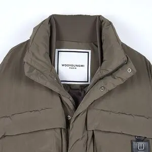 WOOYOUNGMI Stand Collar Down Jacket - Gray