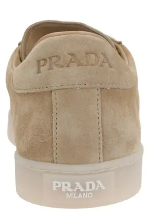 Prada Suede Logo Sneakers - Hazel