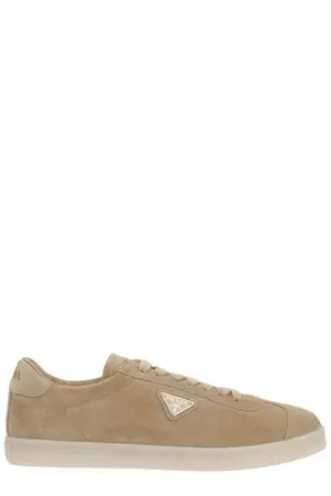 Prada Suede Logo Sneakers - Hazel