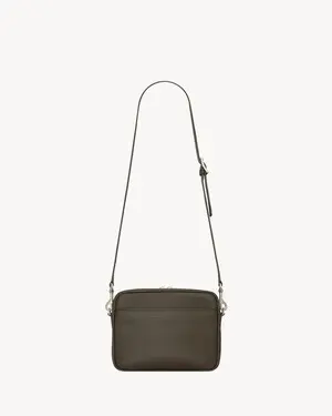 Saint Laurent Zip-up Small Camera Bag - Brown