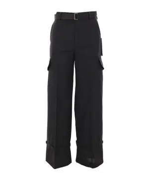 Sacai Straight-leg Belted Cargo Pants