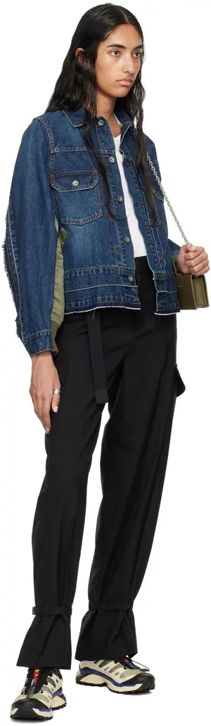 Sacai Straight-leg Belted Cargo Pants