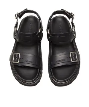 Acne Studios Buckle-fastening Leather Sandals