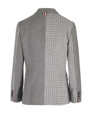 Thom Browne Single Breasted Contrasted Prints Blazer