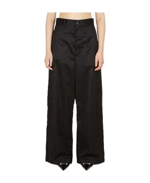 Balenciaga Drop-crotch Wide-leg Trousers