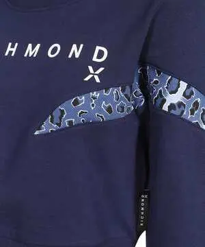 John Richmond Crew Neck Long Sleeve Sweater