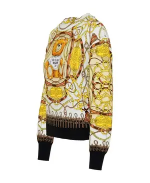 Moschino Teddy Bear Logo Print Sweatshirt