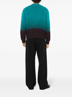 Burberry Equestrian Knight Motif Gradient Effect Cardigan