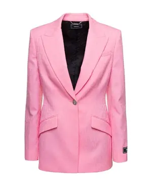 Versace Single-breasted Tailored Blazer