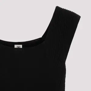 BY MALENE BIRGER Scoop Neck Maxi Dress With Ribbed Detailing
