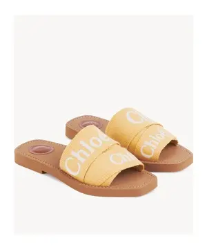 Chloé Woody Open Toe Slip-on Slides