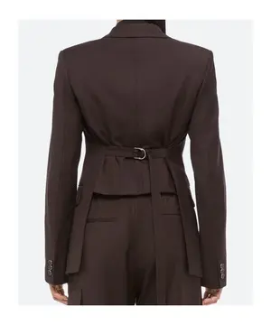 Helmut Lang Single-button Belted Blazer