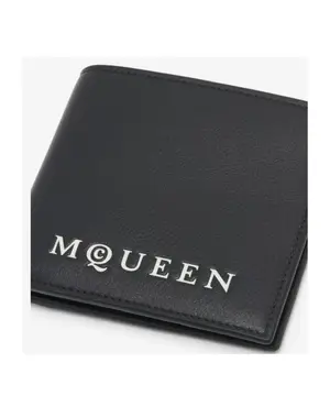 Alexander McQueen Logo Lettering Bi-fold Wallet