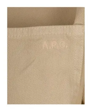 A.p.c. Long Sleeve Buttoned Shirt - Nude