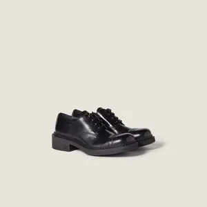 Miu Miu Leather Round-toe Brogues