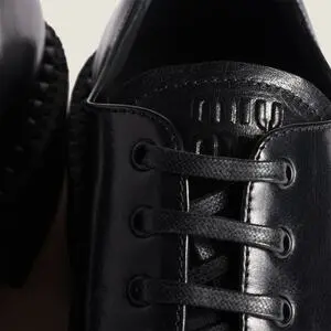 Miu Miu Leather Round-toe Brogues