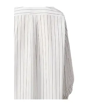 AMI Paris Long-sleeved Striped Oversized Shirt