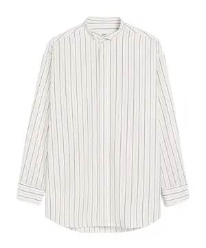 Ami Oversized Striped Shirt