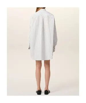 Ami Oversized Striped Shirt