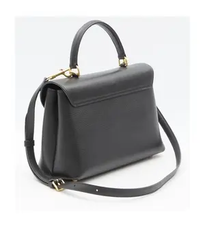Celine Medium Nino Bag In Supple Grained Calfskin - Black