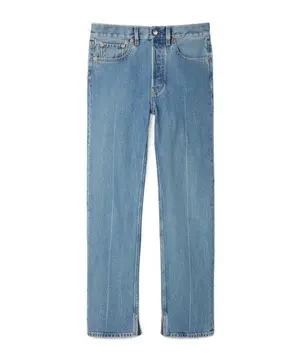 Gucci Logo-patch Jeans - Blue