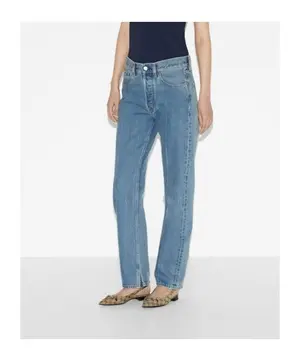 Gucci Logo-patch Jeans - Blue