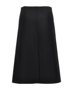 LANVIN Back-slit A-line Skirt